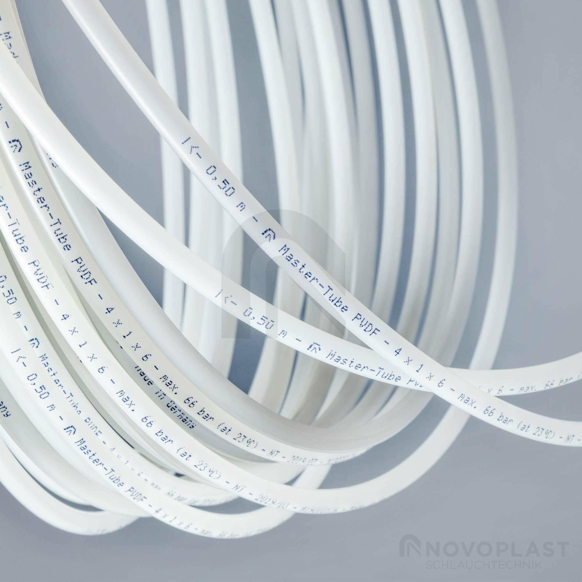 Master-Tube PVDF - Extrudierte Schläuche Novoplast Schlauchtechnik